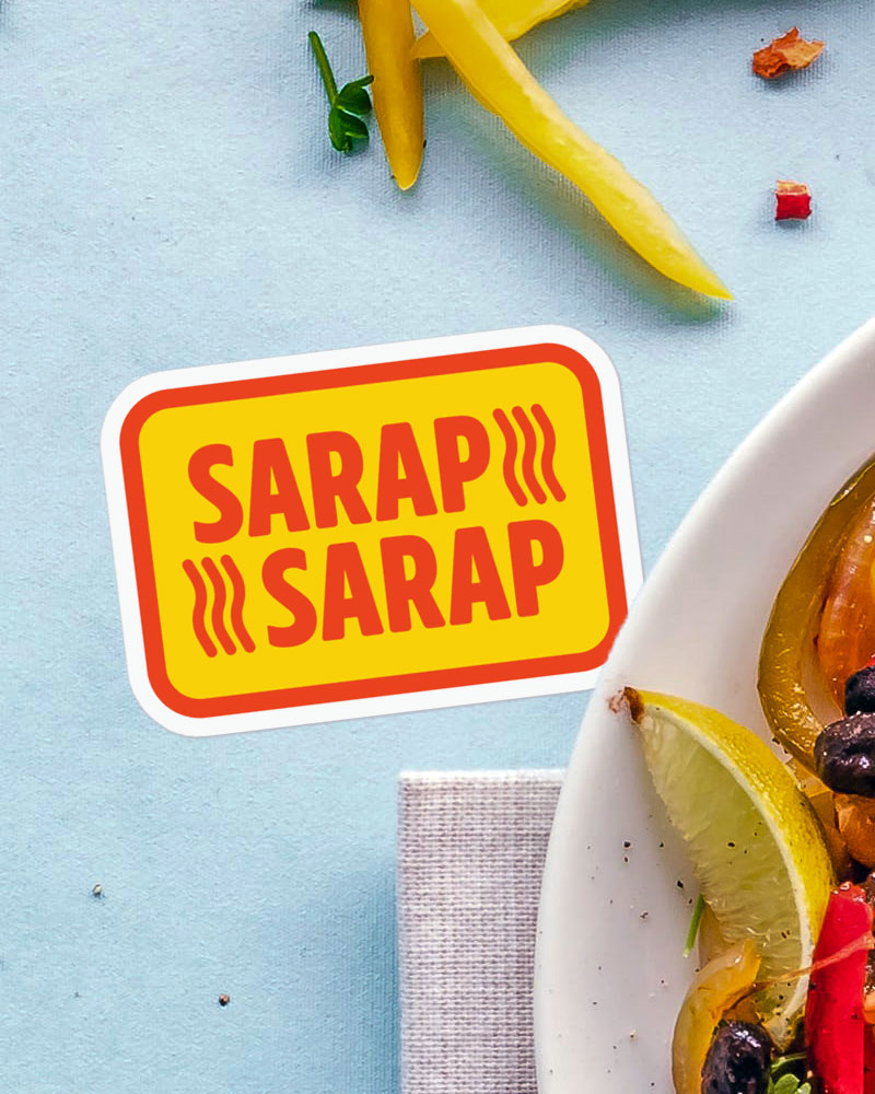 Sarap Sarap Filipino Sticker | DPB Atelier